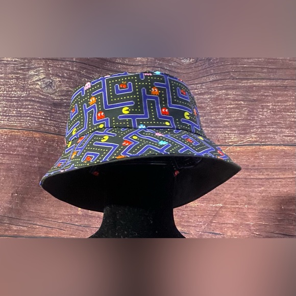 Handmade | Accessories | Pac Man Game Board Bucket Hat | Poshmark
